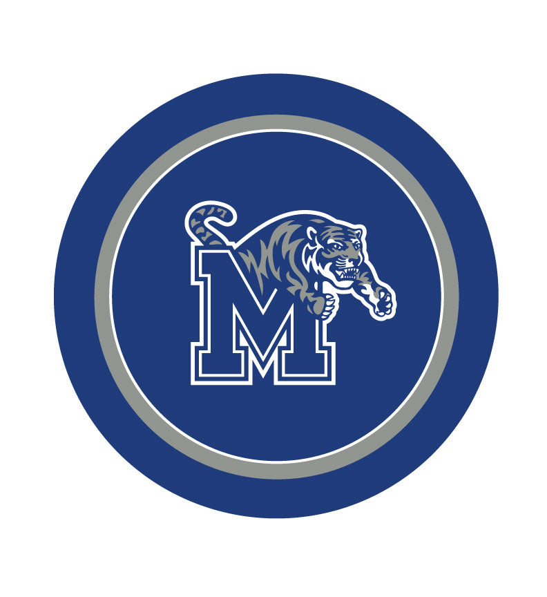 Memphis Tigers 9" Plates | Westrick & Co.