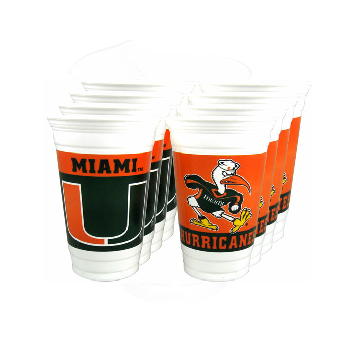 Miami Hurricanes 16oz Cups | Westrick & Co.