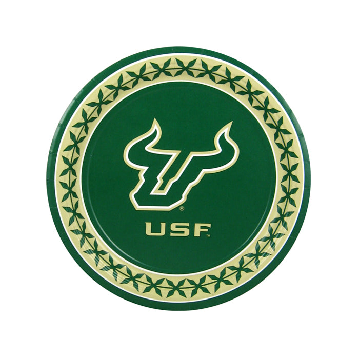 South Florida Bulls 9" Plates | Westrick & Co.
